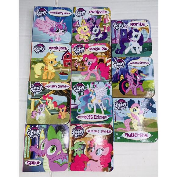 Hasbro | Other | Lot Of 1 My Little Pony 216 3 Board Books Pinky Pie ...